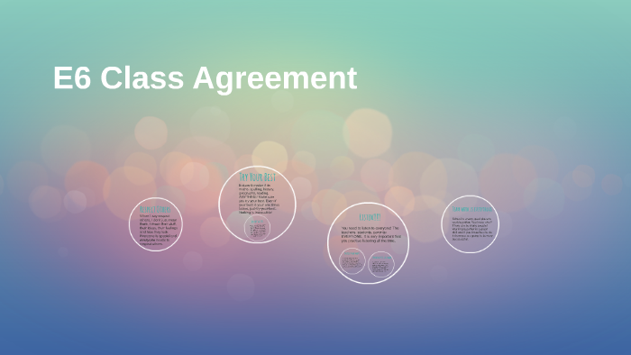 E6 Class Agreement by Hayles Charlotte on Prezi