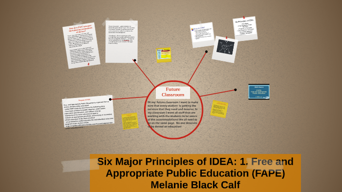 Six Major Principles of IDEA: 1. Free and Appropriate Public by melanie ...