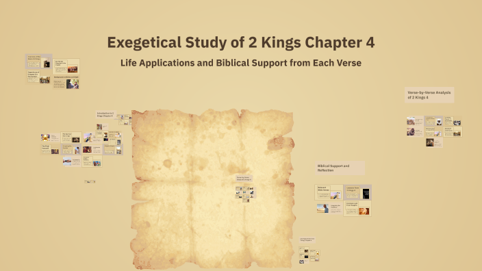 Exegetical Study of 2 Kings Chapter 4 by Sidney G on Prezi