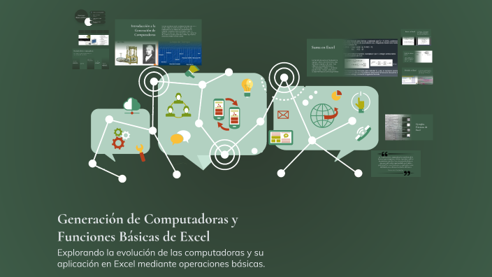 Generación de Computadoras y Funciones Básicas de Excel by Michelle ...