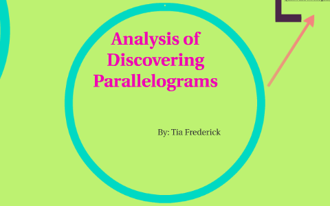 Discovering Parallelograms by Tia Frederick