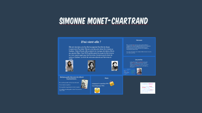 Simone monet-chartrand by Justin Heendrickxen-Cloutier on Prezi