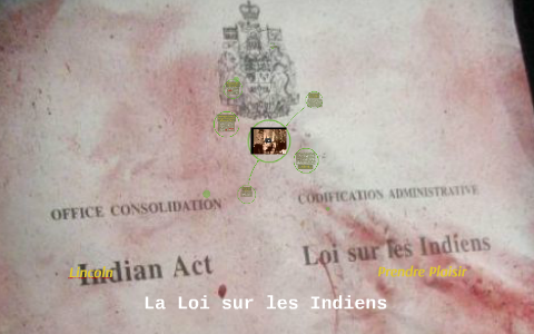 La Loi sur les Indiens by Derrick Rose on Prezi