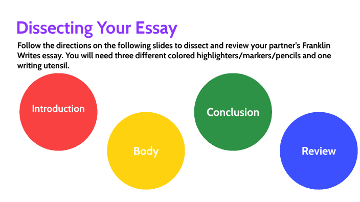 Dissecting Your Essay by Stephanie Long on Prezi
