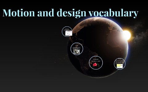 Motion and design vocabulary by Sonny asdf on Prezi