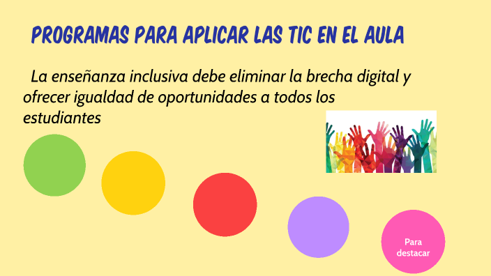 Programas para aplicar las Tic en el aula by nancy sequeira on Prezi
