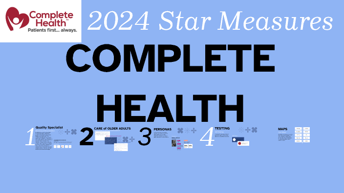 Complete Health 2024 STARS Measures by Morgan Jennings on Prezi
