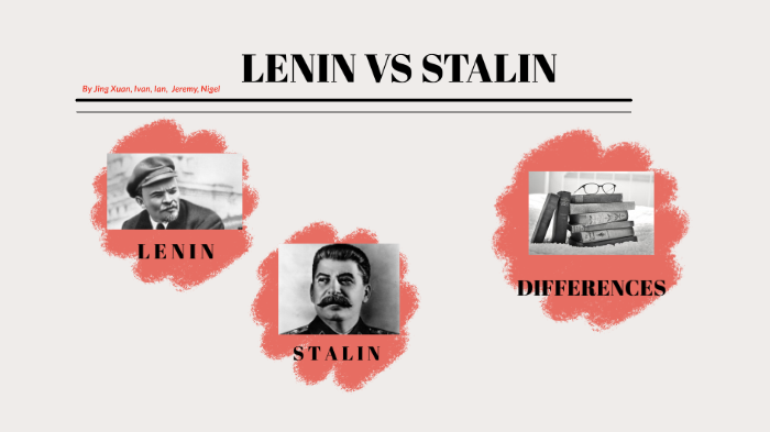 Lenin VS Stalin by Ivan Khor on Prezi