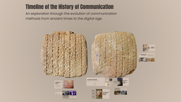 Timeline of the History of Communication by Myoni Coley on Prezi