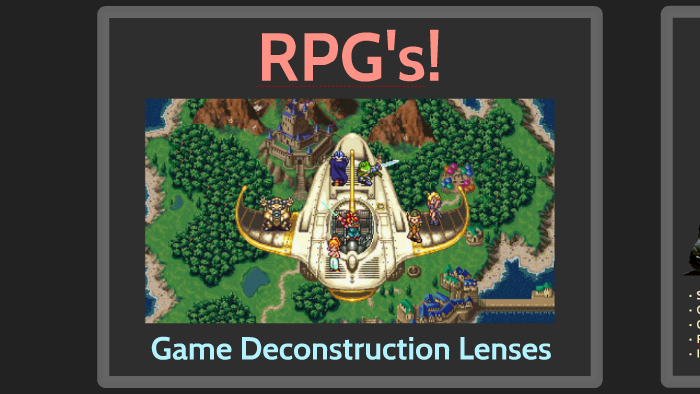 RPG's & Deconstruction Lenses by John Appleby on Prezi
