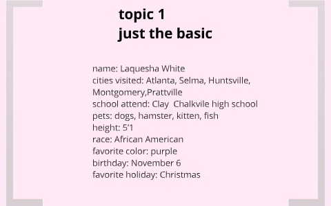 laquesha white by laquesha white on Prezi