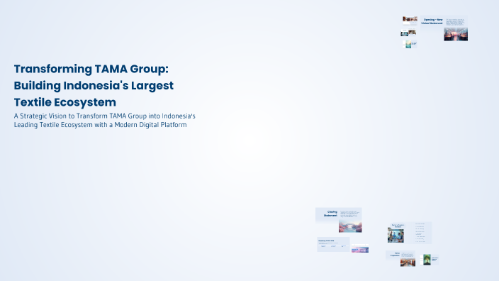 Transforming TAMA Group: Building Indonesia's Largest Textile Ecosystem ...