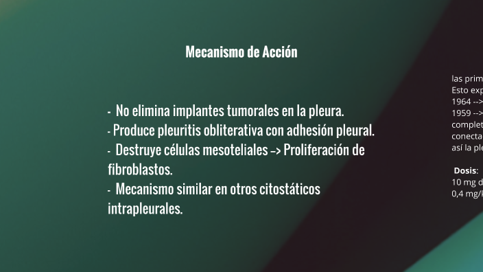 Indicaciones y Tecnicas de Pleurodesis by CINDY SORTO FIGUEROA on Prezi