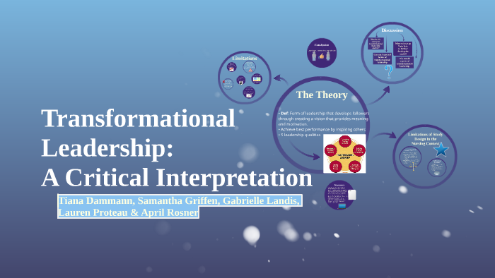 Transformational leadership in nursing: towards a more critical ...