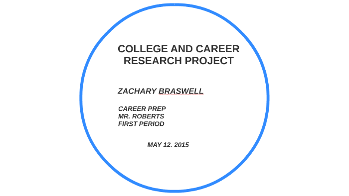 COLLEGE AND CAREER RESEARCH PROJECT by Zachary Braswell on Prezi