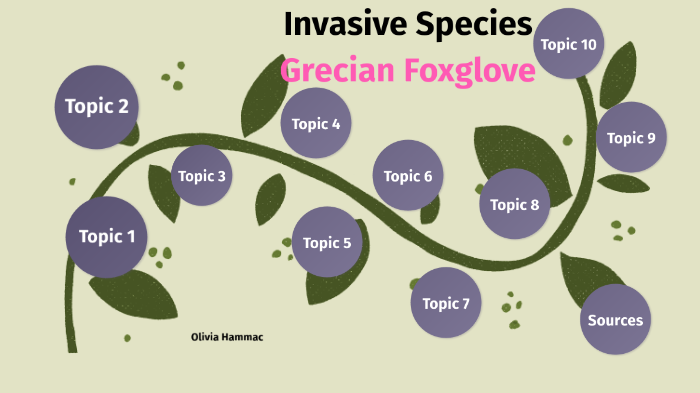 Invasive Species-Grecian Foxglove by Olivia Hammac on Prezi