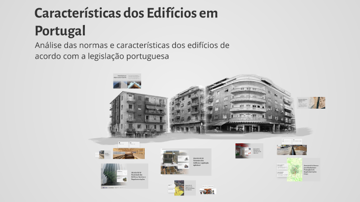Características dos Edifícios em Portugal by Guilherme Ricardo Cercas ...