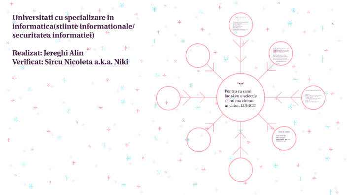 Universitati cu specializare in informatica(stiinte informationale ...