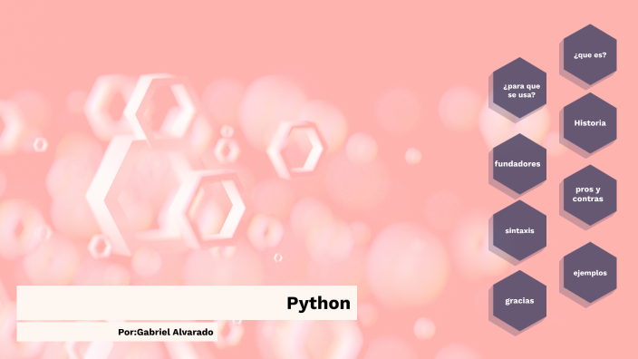 python by Gabriel Alvarado Sepúlveda on Prezi
