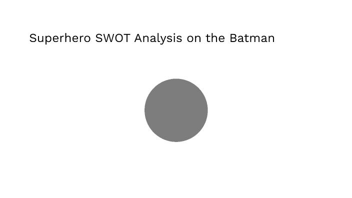 Superhero SWOT Analysis on the Batman by London Sutton on Prezi