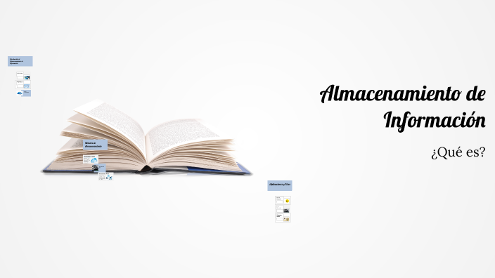 Almacenamiento de Información by Liliana Yadira Taboada Villa on Prezi
