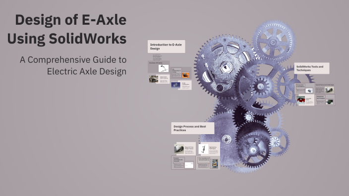 Design of E-Axle Using SolidWorks by ATHUL K N on Prezi