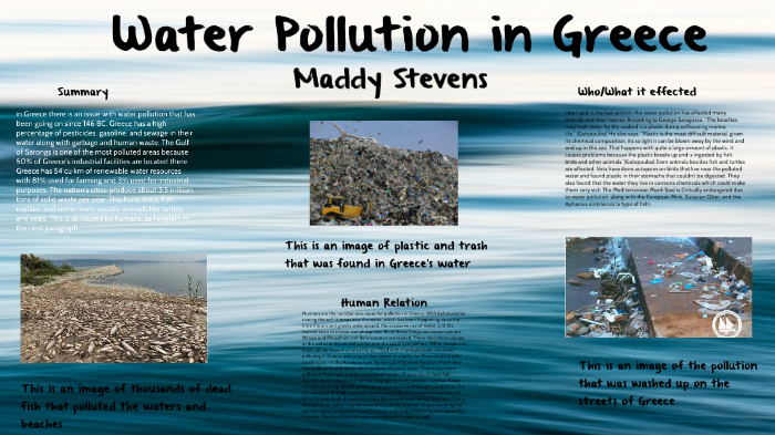 Water Pollution in Greece by Maddy Stevens on Prezi