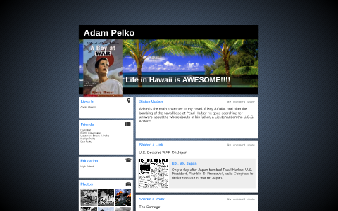 Adam Pelko Boy At WAR by Jackson Minton on Prezi