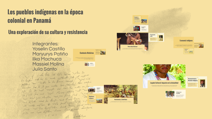 Los pueblos indígenas en la época colonial en Panamá by Maryurys Patiño ...