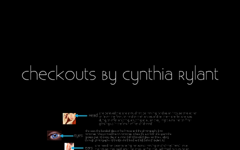 Checkouts by Cynthia Rylant by Allison Schoppe on Prezi