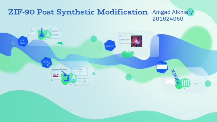 ZIF-90 Post Synthetic Modification by HWSP on Prezi
