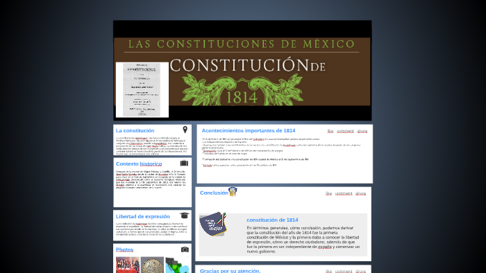 CONSTITUCIÓN DE APATZINGÁN 1814 by neftali gomez on Prezi
