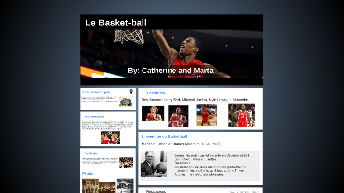 Le Basketball by Catherine Usher on Prezi