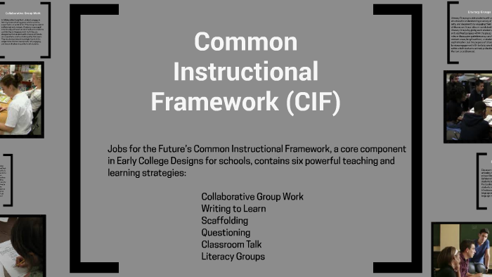Common Instructional Framework (CIF) by Ryan Shea on Prezi