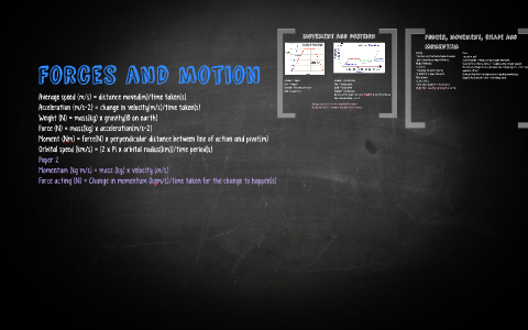 iGCSE Physics Section 1 - Forces and Motion by Yonnie Momsen on Prezi