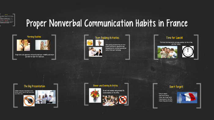Proper Nonverbal Communication Habits in France by Jordyn Poll on Prezi