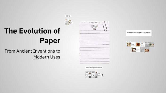 The Evolution of Paper by Go Up on Prezi