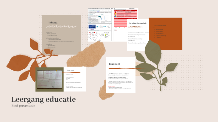 Leergang educatie: Eind presentatie by laura Timmer on Prezi
