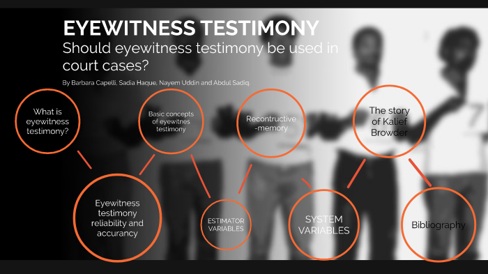 Eyewitness testimony by Barbara Capelli on Prezi