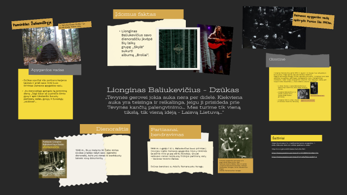 Lionginas Baliukevičius - Dzūkas by Vaiva Ciurlionyte on Prezi