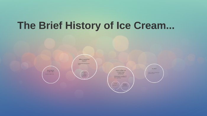 The Brief History of Ice Cream... by serena garcia on Prezi