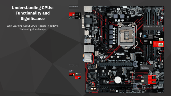 Understanding CPUs: Functionality and Significance by Ruby Smith on Prezi