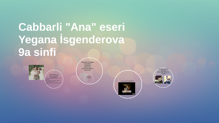 Cabbarli "Ana" eseri by yegana iskenderova on Prezi