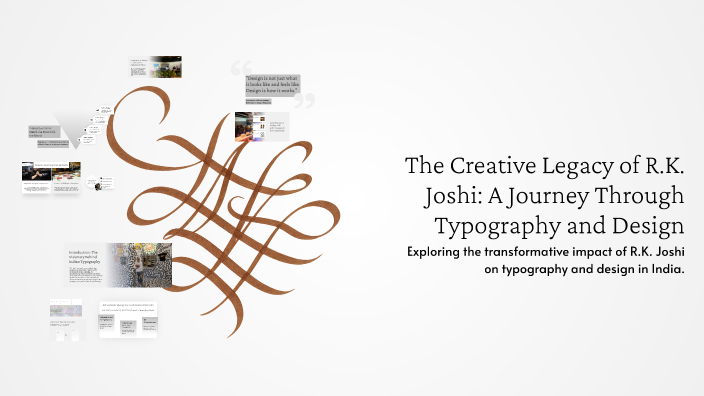 The Creative Legacy of R.K. Joshi: A Journey Through Typography and ...