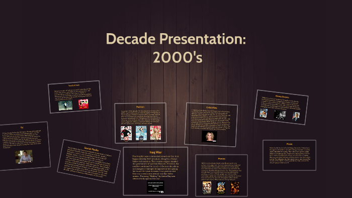 Decade project: 2000s by Tharun Somasundar on Prezi