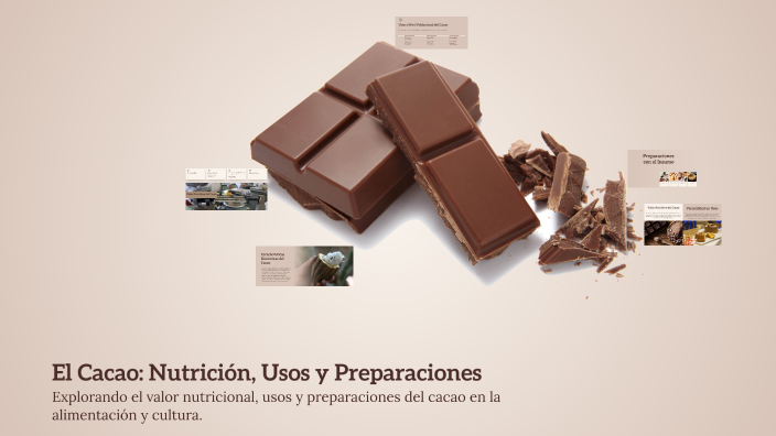 El Cacao: Nutrición, Usos y Preparaciones by Logan Andagua on Prezi