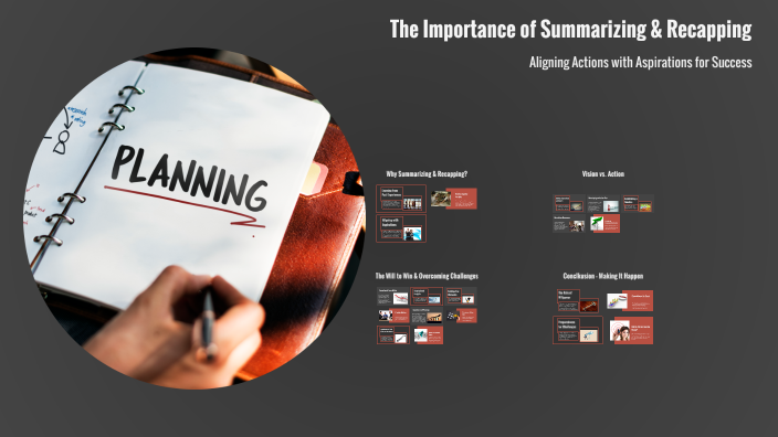 The Importance of Summarizing & Recapping by Vedant Shetty on Prezi