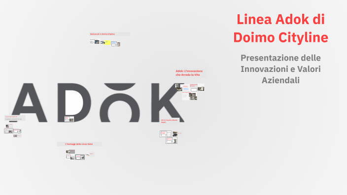 Linea Adok di Doimo Cityline by Mounim Silane on Prezi
