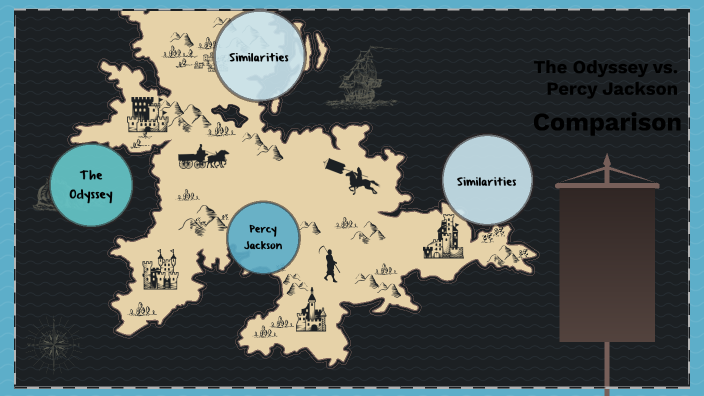 The Odyssey and Percy Jackson Venn Diagram by Wendy Altizer on Prezi