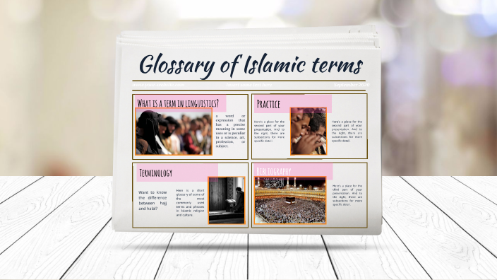 Glossary of Islamic terms by Mariam Laypan on Prezi